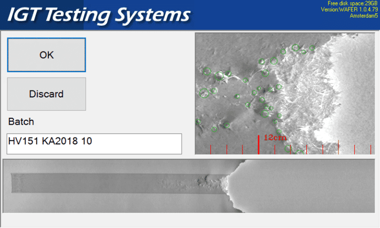 Test method: Pick Analyzer - IGT Testing Systems
